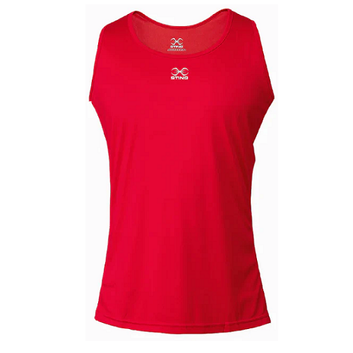 Junior Male Mettle Singlet (Red) - Sting Sports | Mighty Fighting Goods